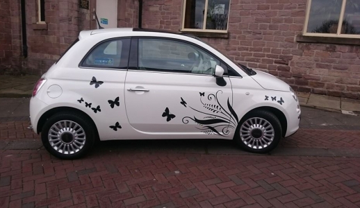 Custom Car Graphics - Nichols Signs Sign Writer Rotherham